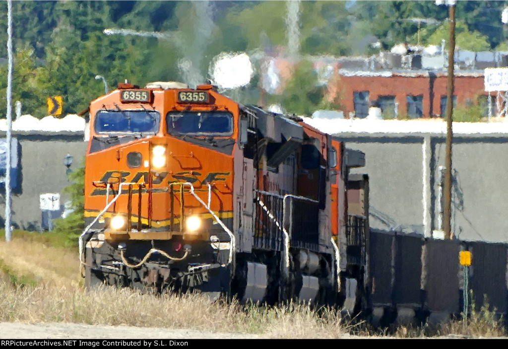 BNSF 6355 East at SeaLine